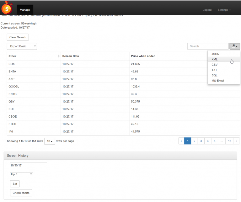 New Feature: Screen History – Earnings-Reminder